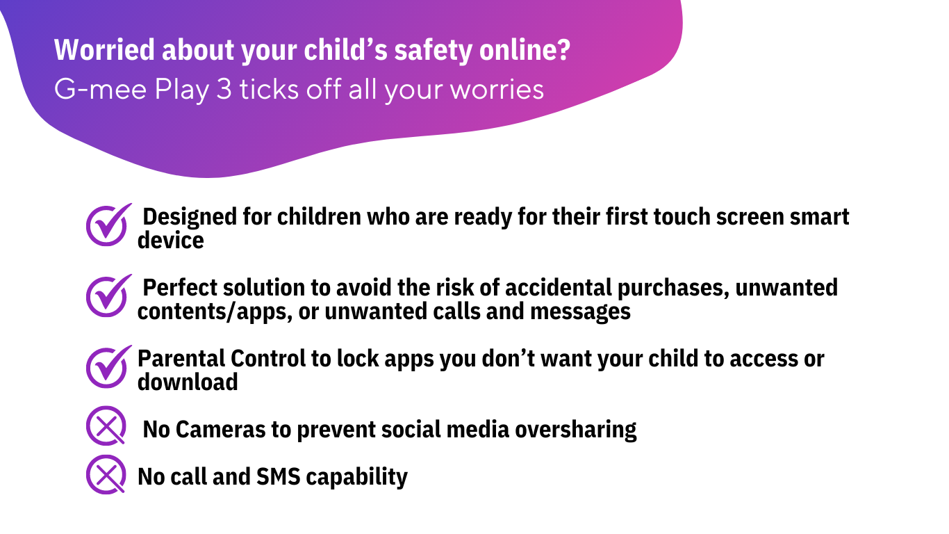 G-Mee Play 3-Smartplayer (not a Smartphone) for Kids- ‘Android iPod ...