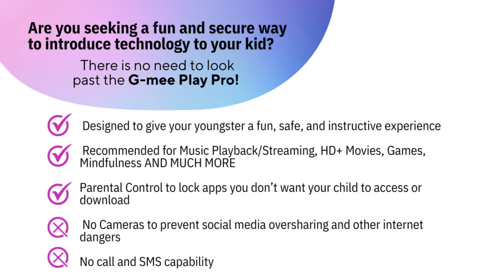 G-mee Play Pro-64GB Smartplayer, Bluetooth and Wi-Fi, 5.5” Full Touch ...