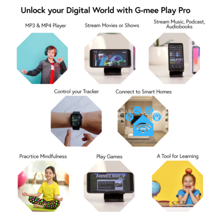 G-mee Play Pro-64GB Smartplayer, Bluetooth and Wi-Fi, 5.5” Full Touch ...